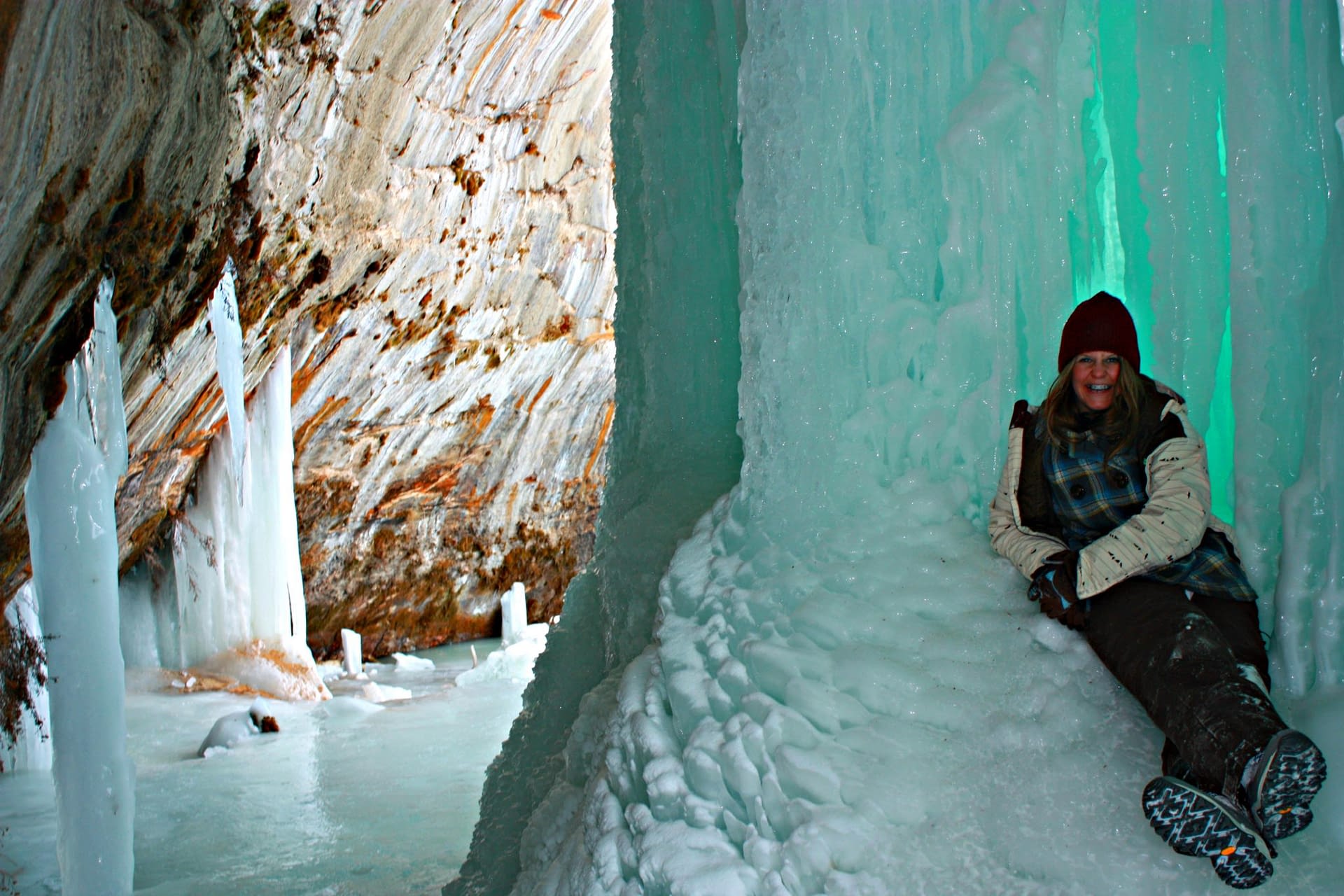Ice Caves- A Polar Vortex Road Trip - Shalee Wanders